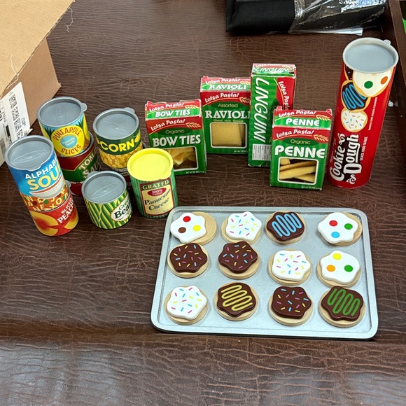 Party Supplies | Melissa Doug Colorful Wooden Play Food Set | Poshmark
